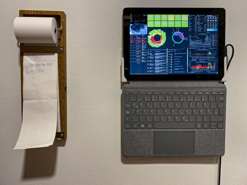 How to configure a Microsoft Surface Go tablet as a home dashboard in ...