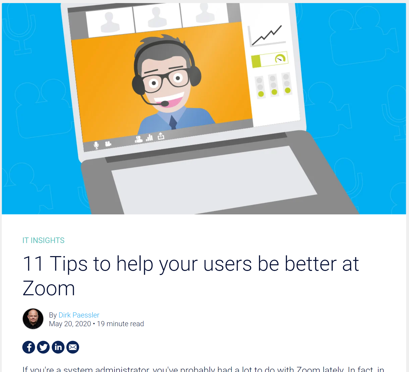 11 Tips to Improve Your Zoom Experience – Dirk Paessler's Personal Blog